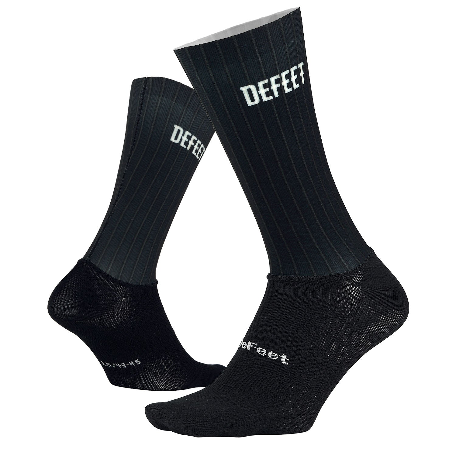 Tall Solid White Aero Cycling Socks | Lightweight | EVO Jet | DeFeet
