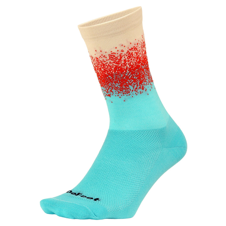 DeFeet Aireator Colorful Ombre Crew Cycling Socks