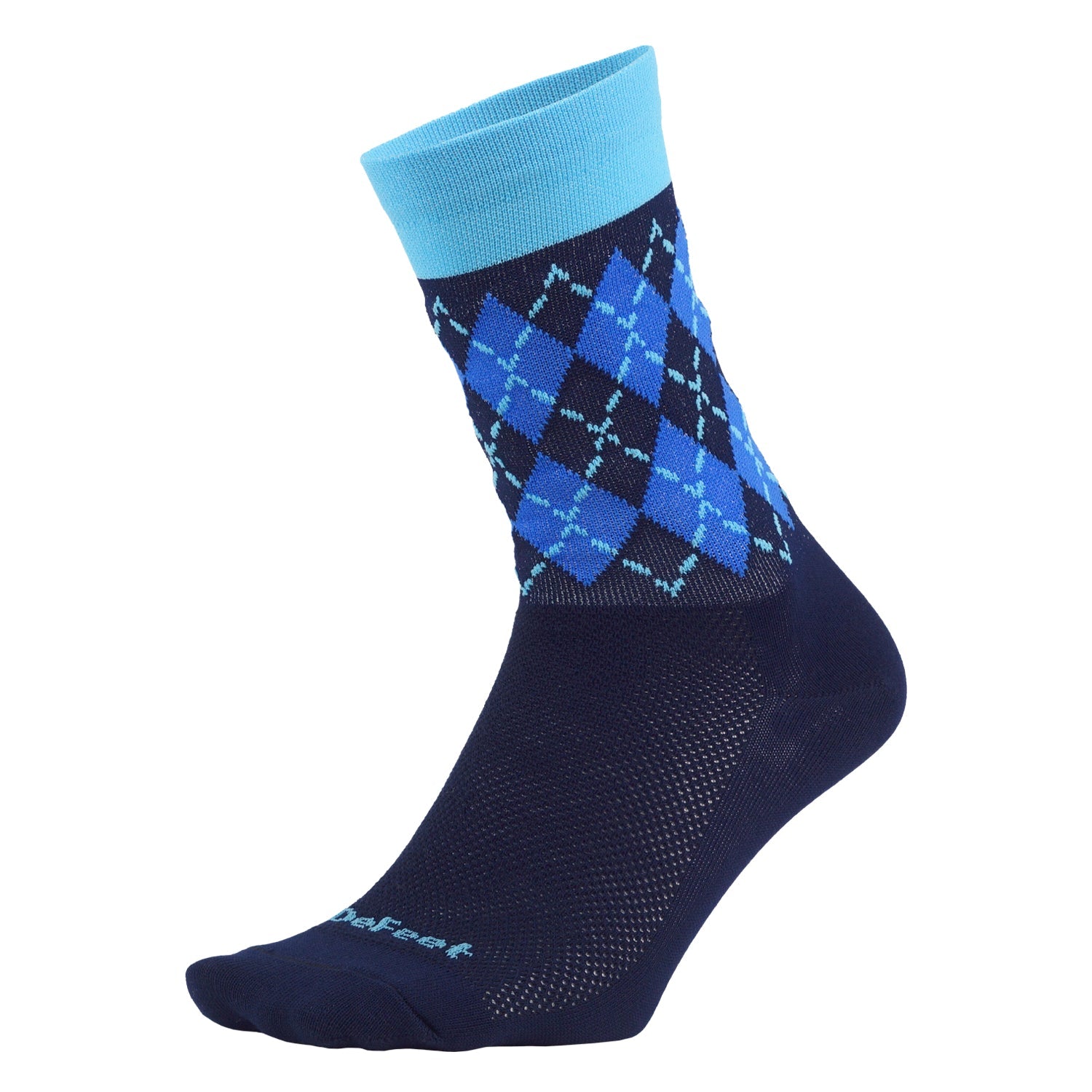 Argyle Crew Cycling Socks | Aireator 6” Cuff | DeFeet